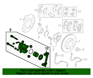 4605B003 - Caliper Assembly 2017-2024 Mitsubishi | Mitsubishi Motors Store