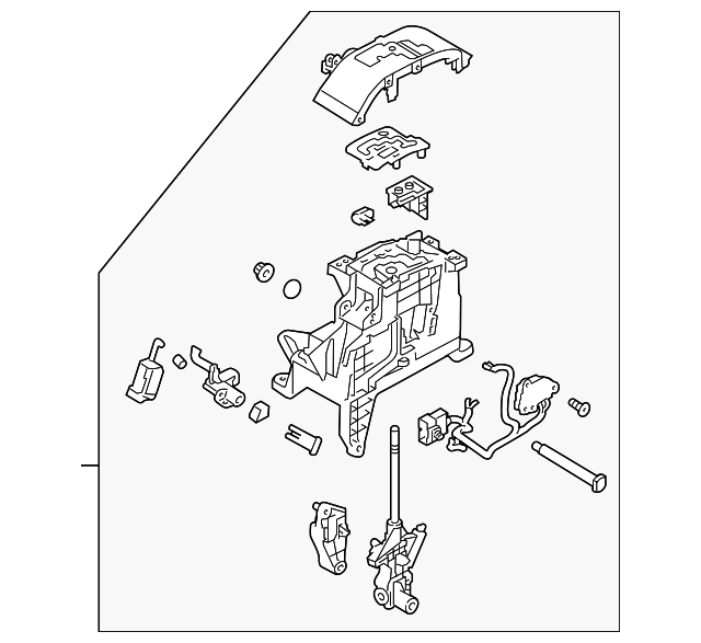 46700-1U100 - Gear Shift Assembly 2011-2013 Kia Sorento | Kia.Parts Store