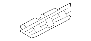 2019-2024 Porsche Macan Center Duct 95B-819-110-E-G0B | Sunset Porsche ...