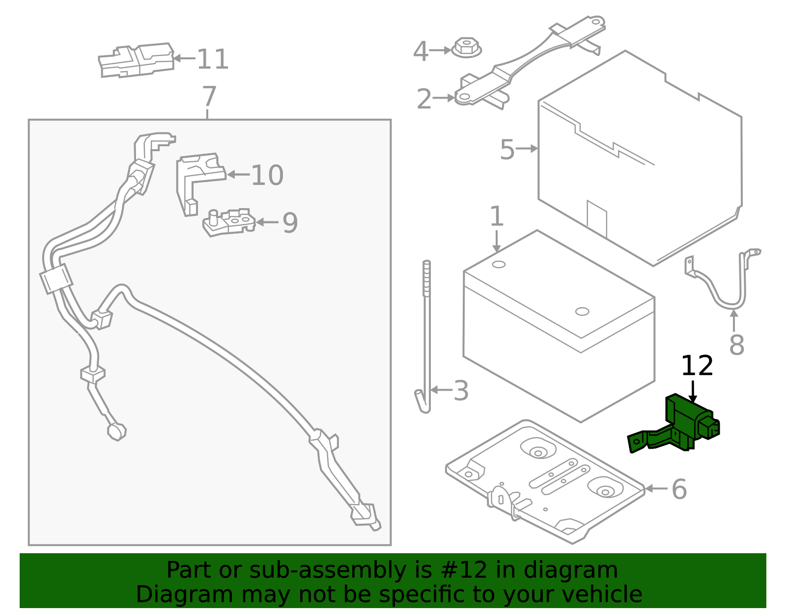 294G0-1MA0A - High-Quality Battery Current Sensor for 2015-2019 ...