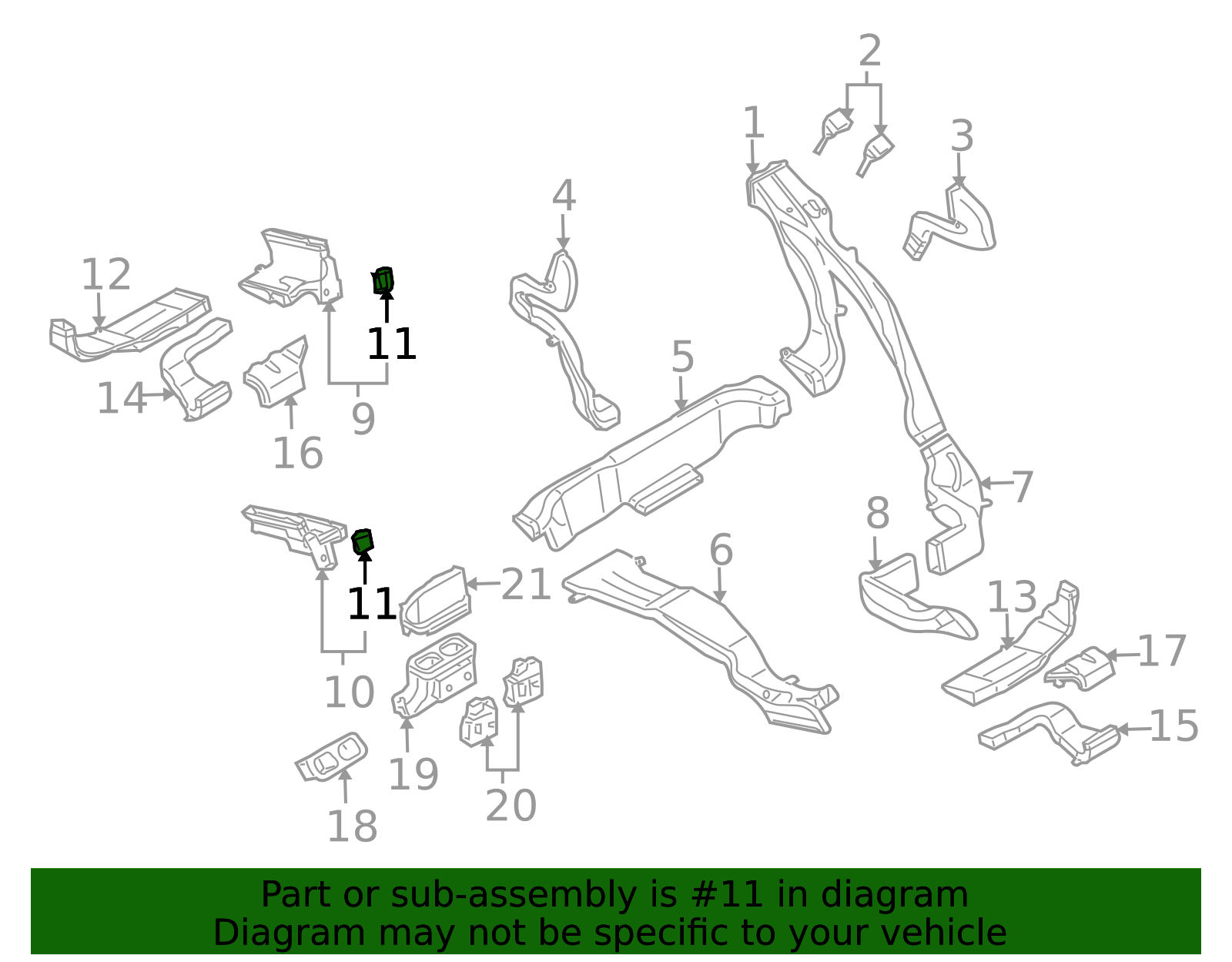 2004-2015 Audi Adjust Motor 4F0-820-511-B | TascaParts.com
