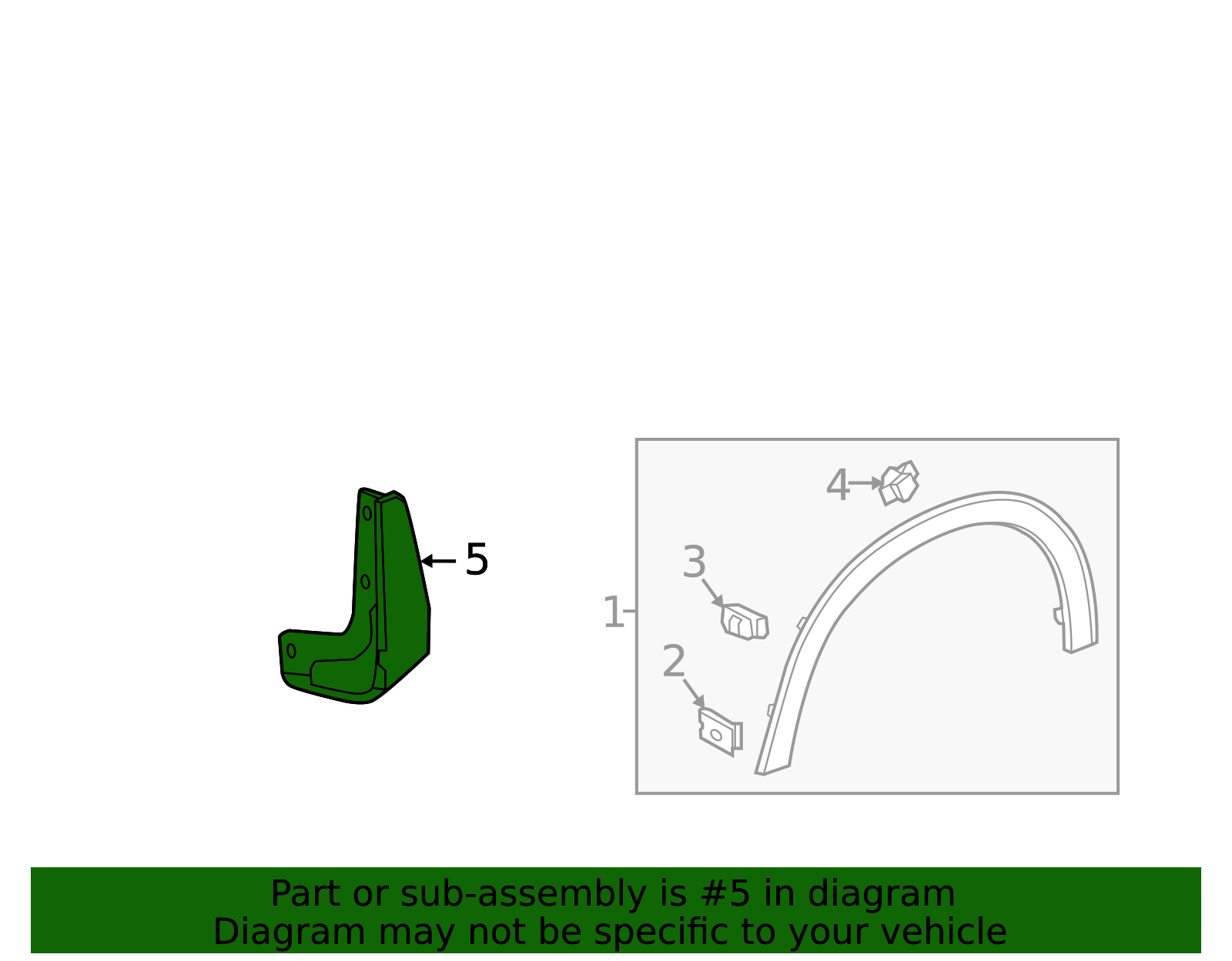 2016-2018 Honda HR-V Splash Guard Set 08P00-T7S-100 | hondapartswd