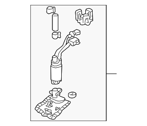 17040-S2A-930 - Fuel Pump Assembly 2000-2005 Honda S2000 | Honda Parts ...