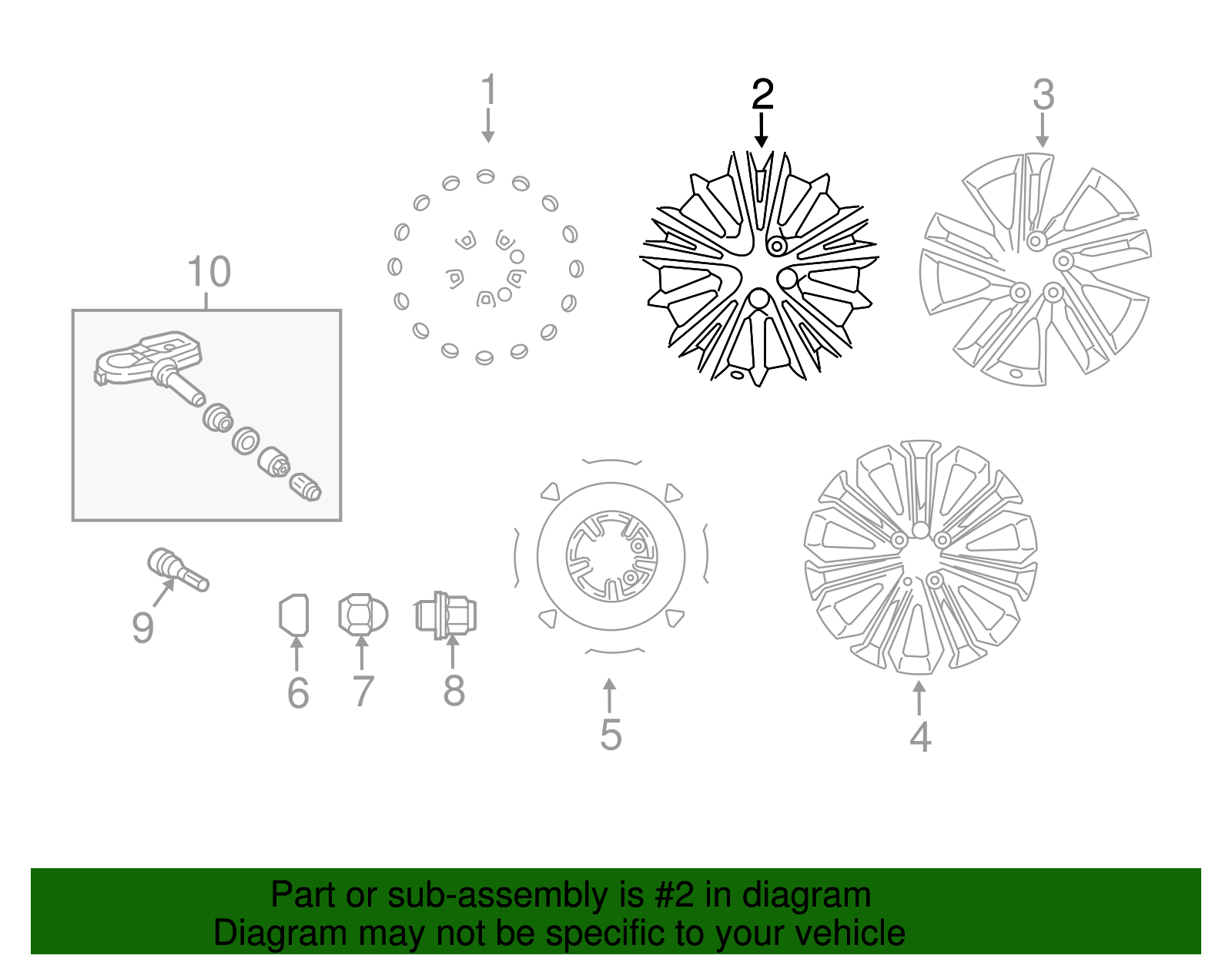 42611-02P80 - Wheel Alloy 17 Inch 2017-2019 Toyota Corolla | Longo ...