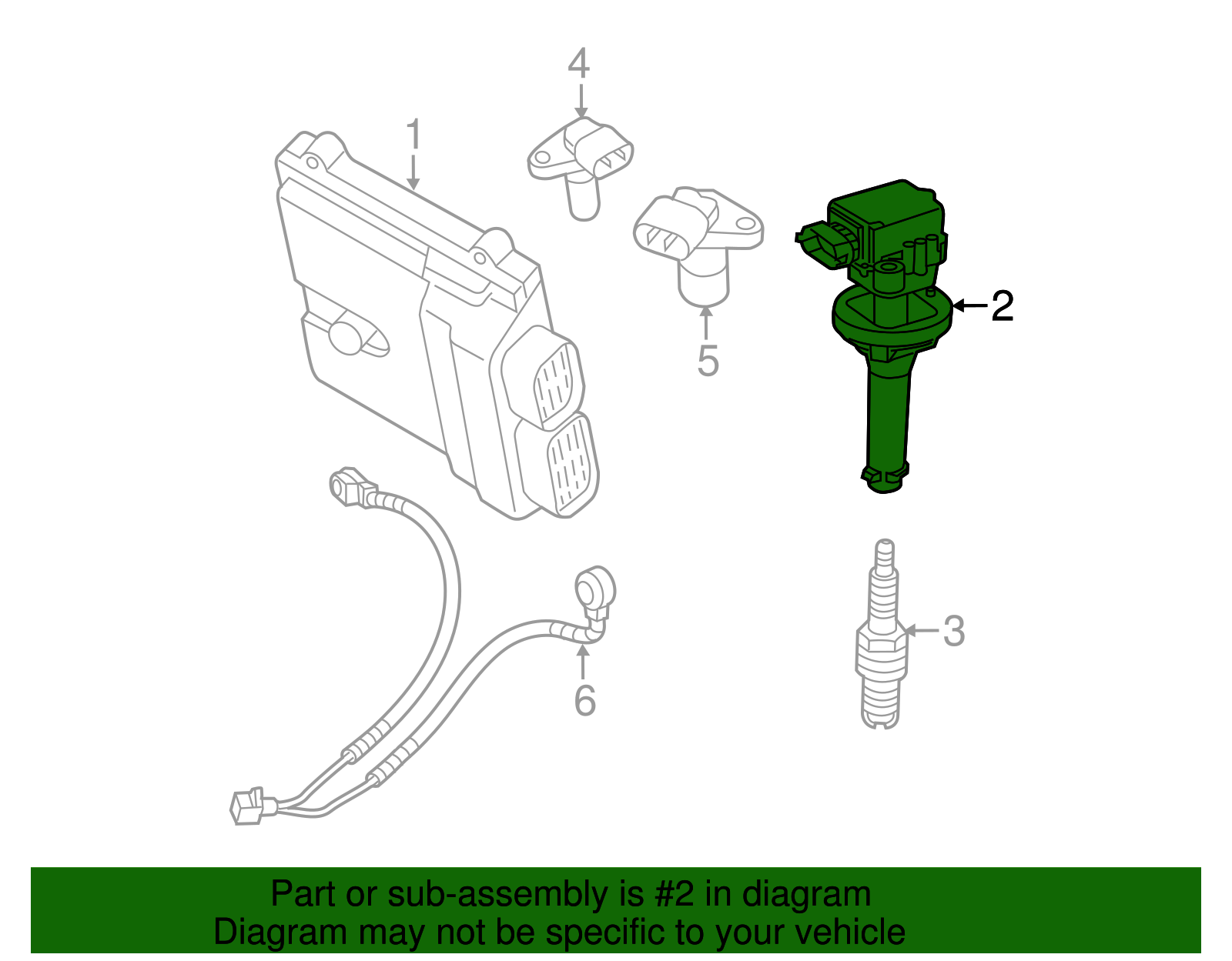 2004-2016 Volvo Ignition Coil 30713417 | OEM Parts Online