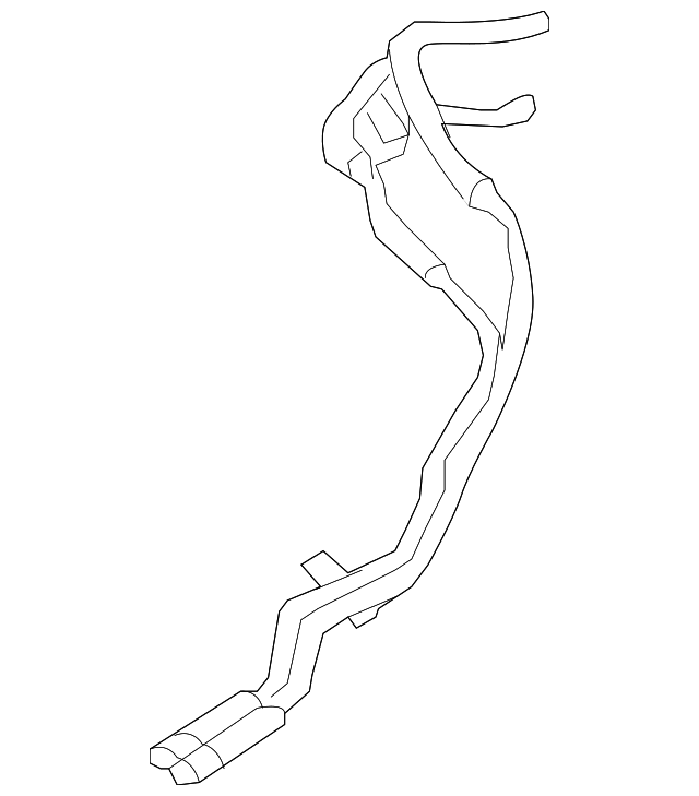 97540-4D202 - Rear Pipe 2010-2014 Kia Sedona | Kia.Parts Store