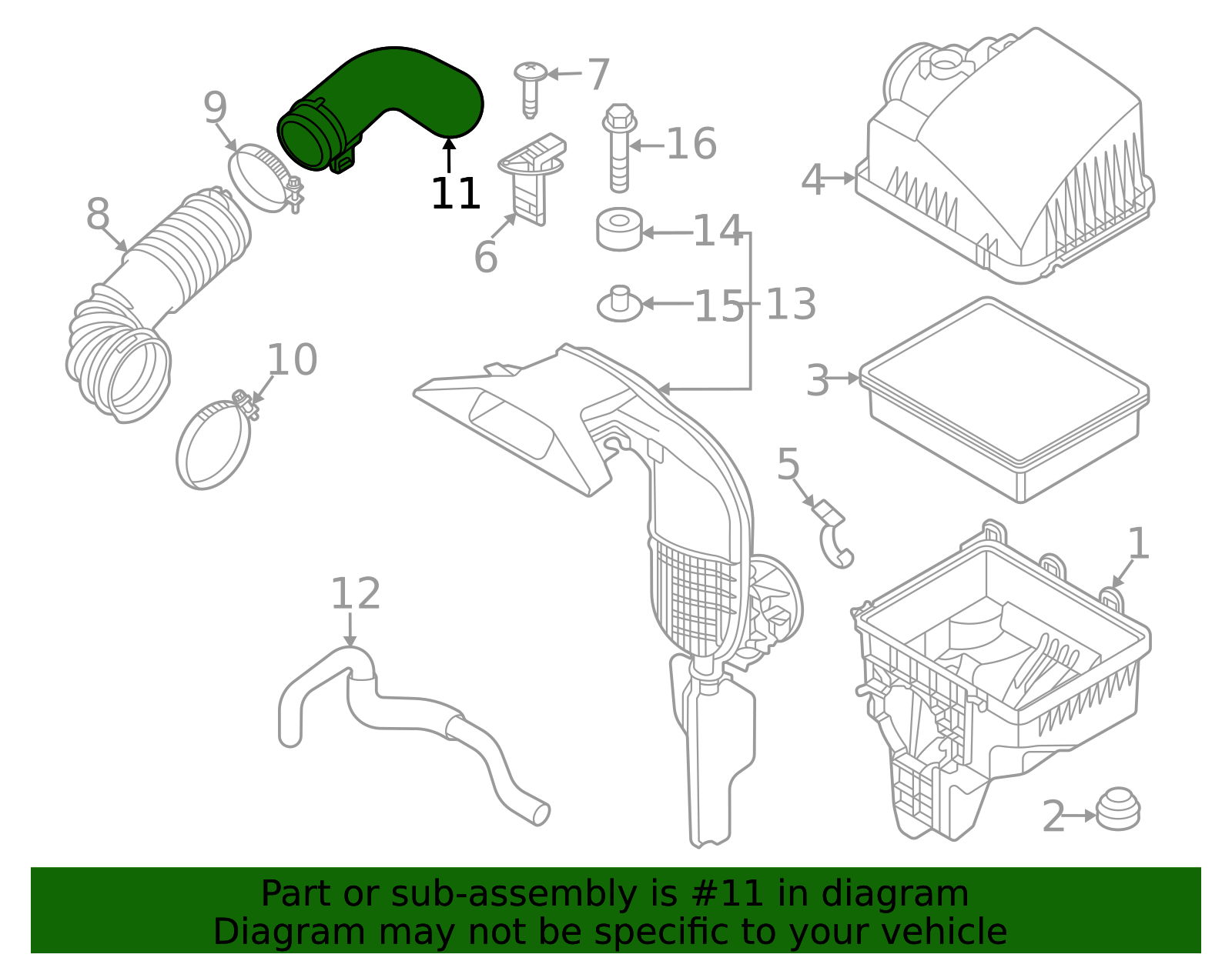 SH01-13-221 - 2019 Mazda CX-5 - Air Inlet | Mazda Part Direct