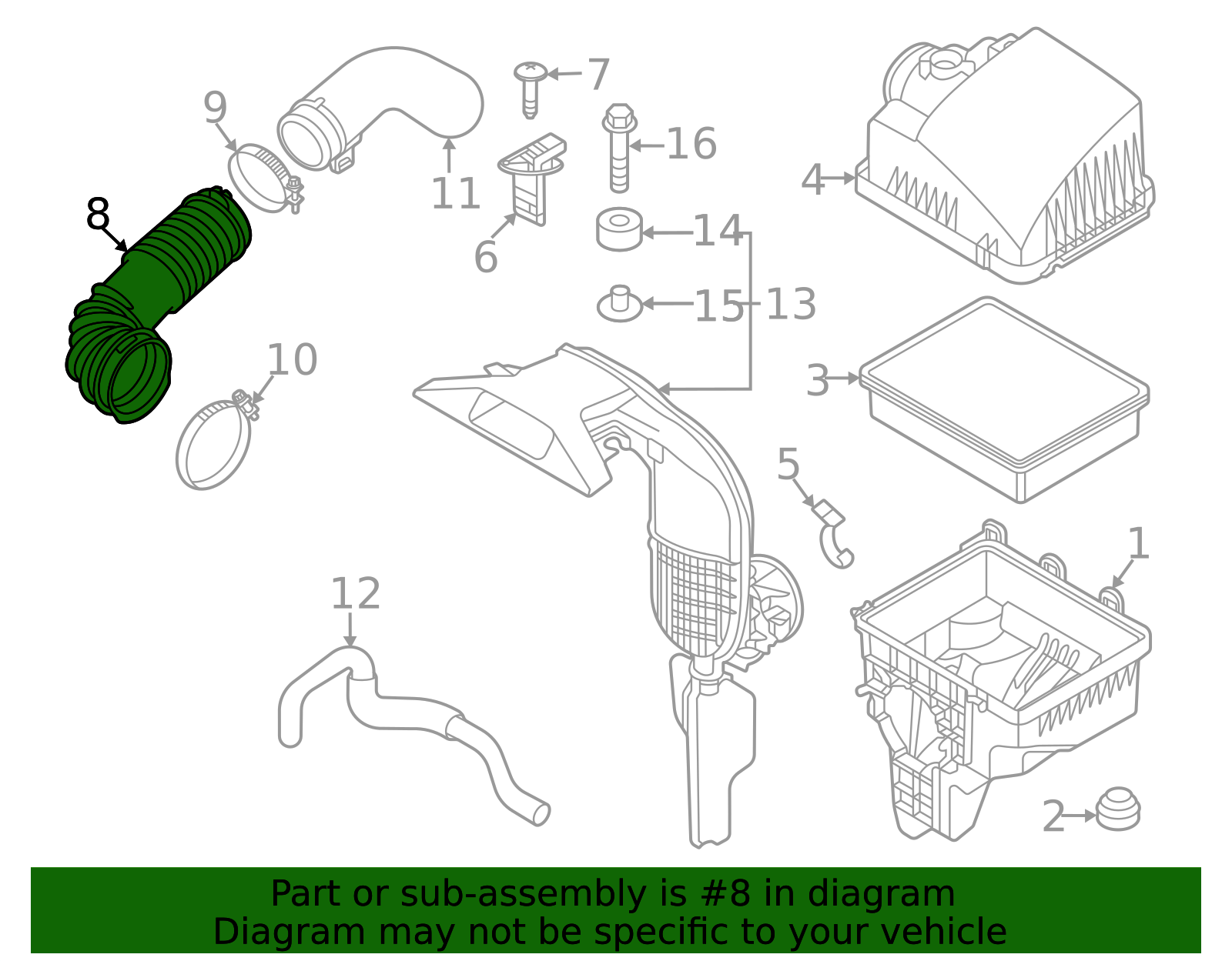 SH01-13-221 - Air Inlet 2019 Mazda CX-5 | MazdaParts.US Store