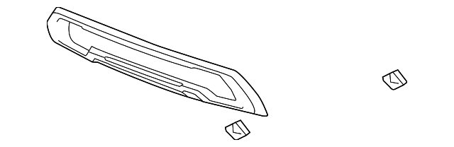 2022-2025 GMC Chrome Front Bumper Bar Skid Plate 84878748 | GM Parts Center