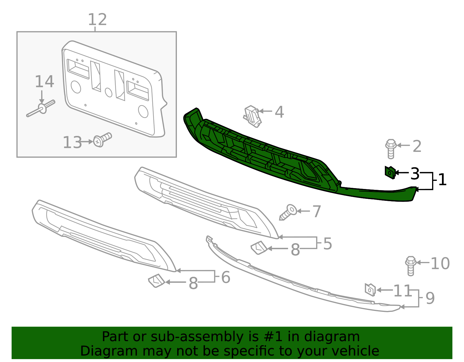84878761 - Front Bumper Lower Fascia Chevrolet Parts Direct