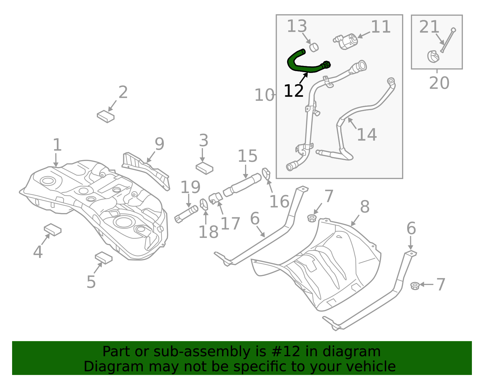 Hyundai - 31071-D2500 - Vent Hose - 2017-2022 Genesis G90 | OEM Hyundai ...