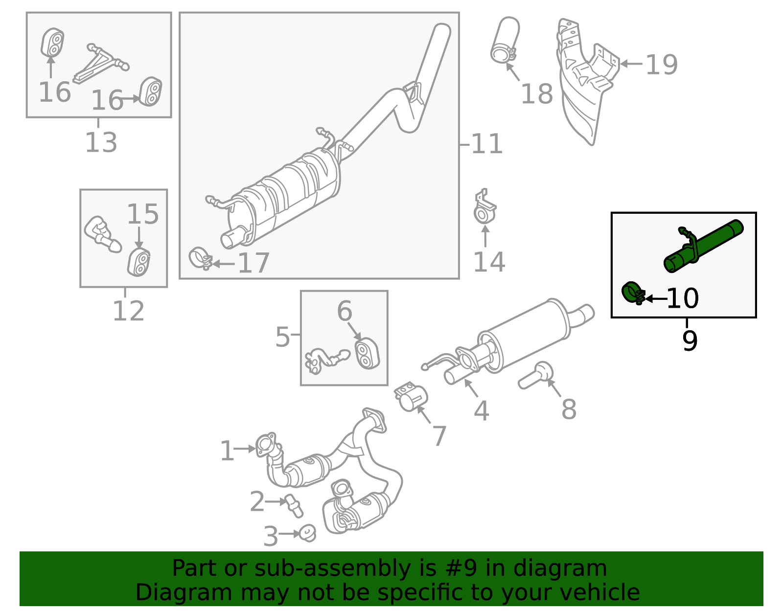 2011-2017 Ford Exhaust Crossover Pipe BC3Z-5A212-AQ | OEM Parts Online