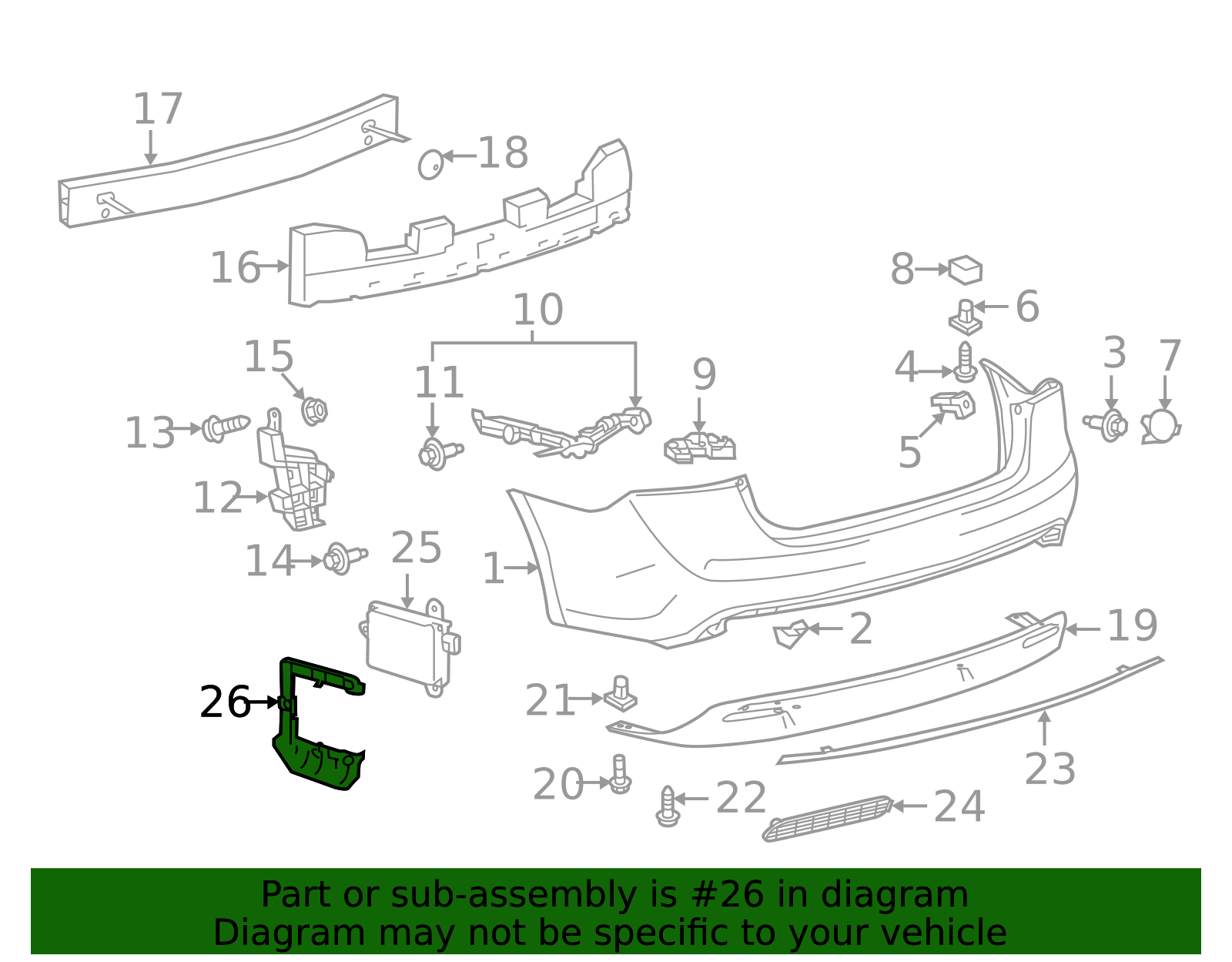 Genuine Official Toyota Mount Bracket part# 88163-07010 for 2013-2018 ...