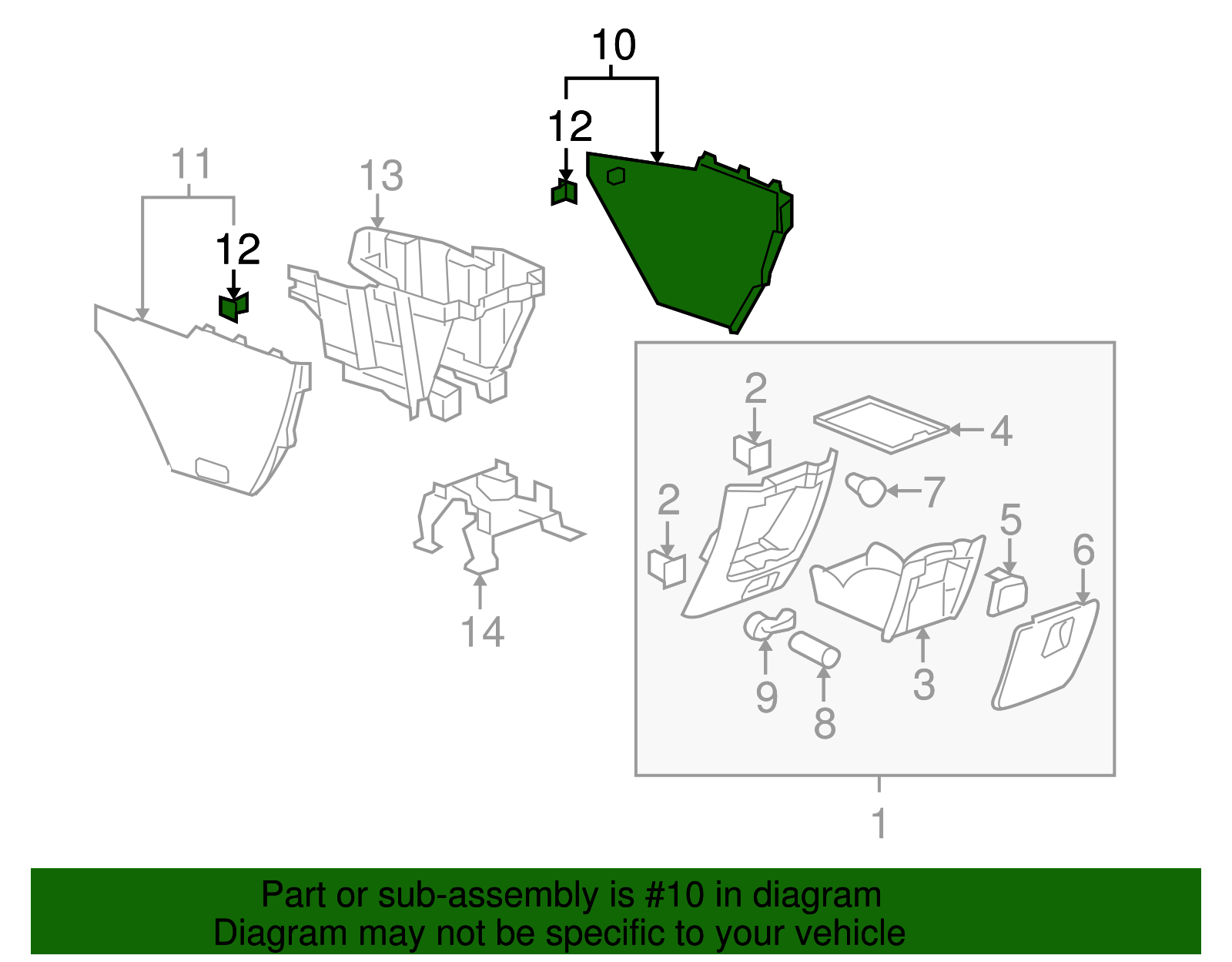 2005-2008 GM Side Trim 15108705 | Shop Matick Buick GMC