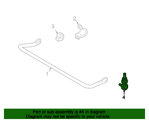 Genuine Stabilizer Link for 2004-2013 Volvo | Part# 32283879 | Over 30% ...