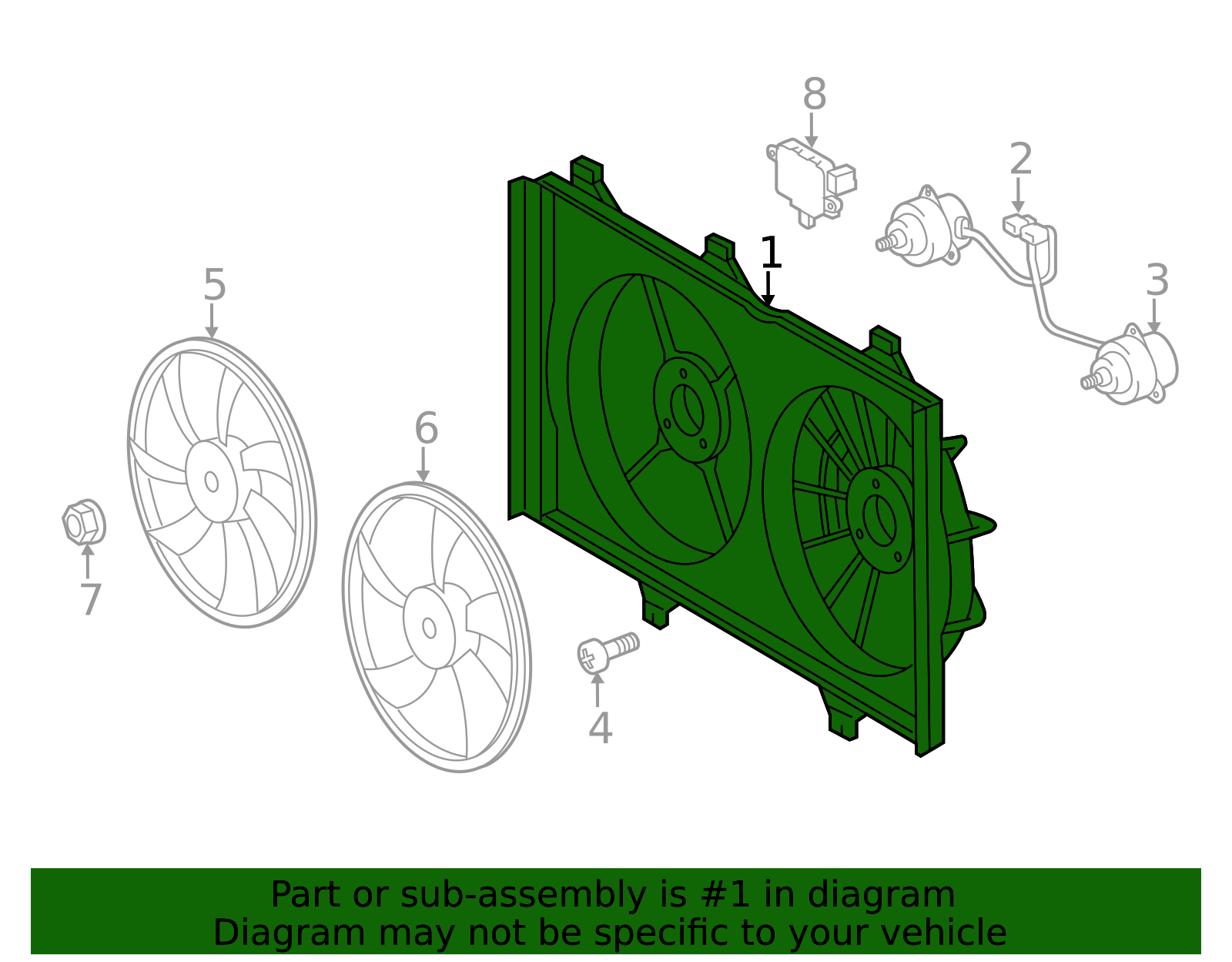 16711-0P250 - Fan Shroud 2014-2019 Toyota Highlander | Toyota San Diego ...