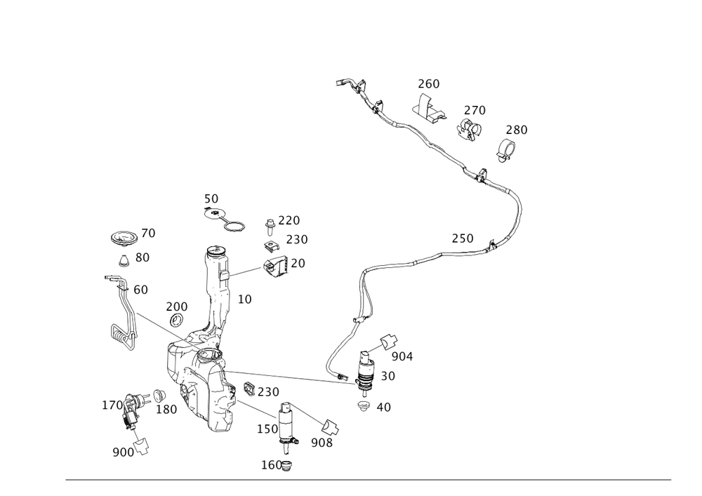 204-860-01-92 - Hose Line 2006-2015 Mercedes-Benz | Mercedes-Benz USA Parts