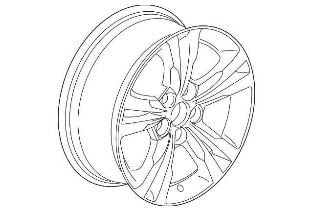 2016-2017 Chevrolet Equinox 17x7-Inch Aluminum Wheel 23446989 | Shop ...