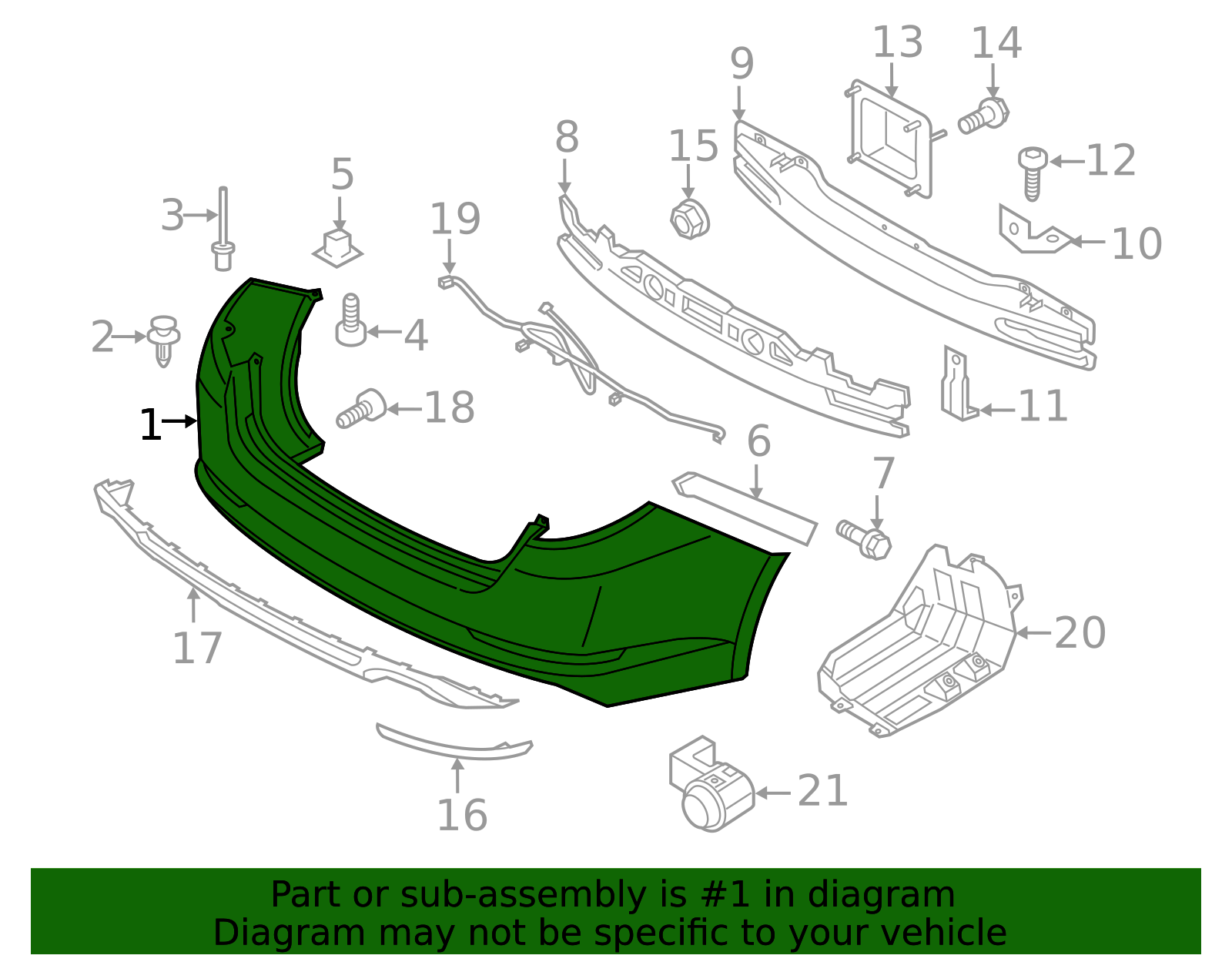 2014-2016 Kia Optima Bumper Cover 86611-4U500 | TascaParts.com