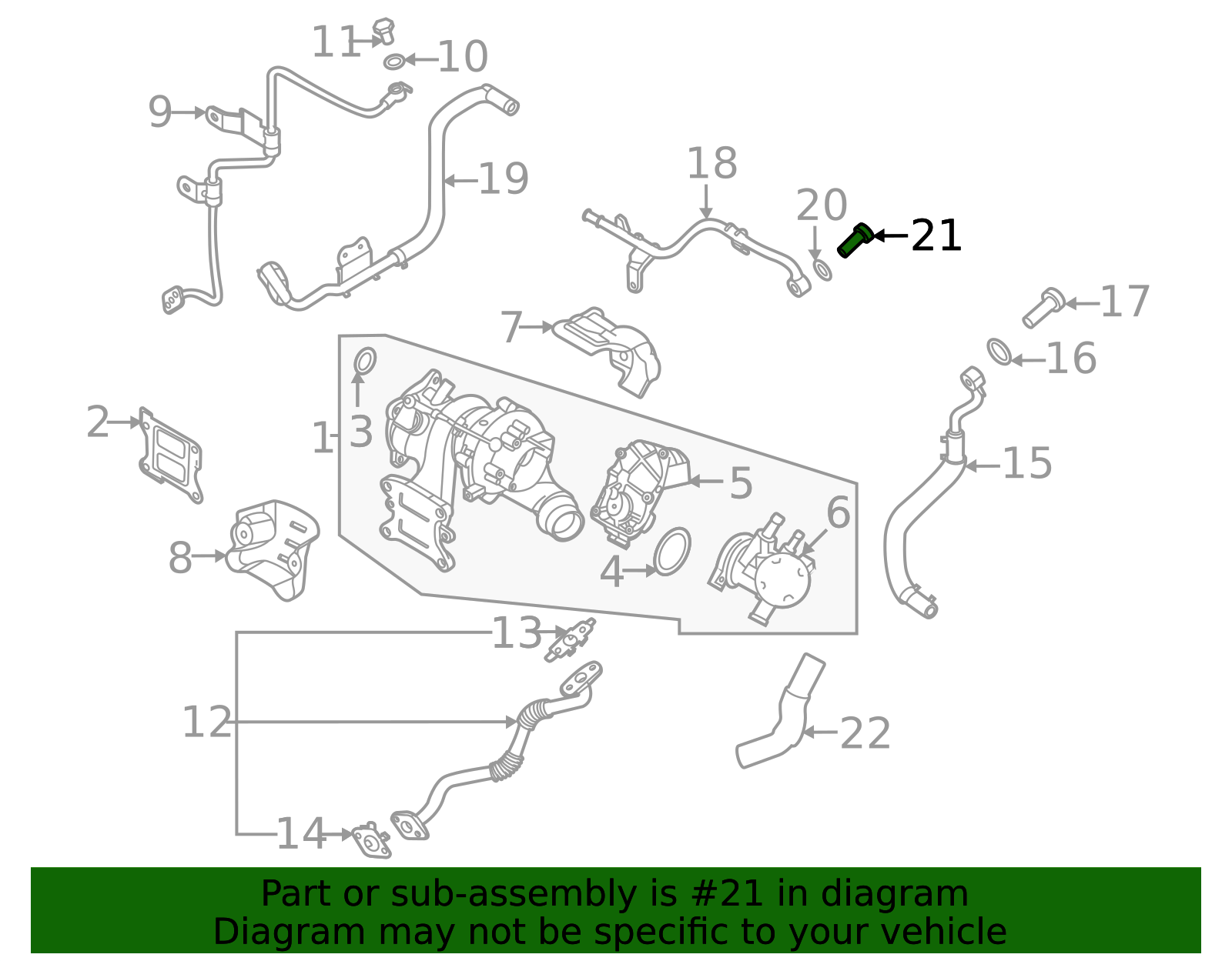 2017-2025 Hyundai Water Inlet Tube Eye Bolt 28253-03010 | World OEM ...