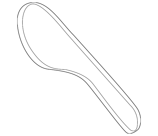 Genuine Toyota Serpentine Belt part# 90916-02570 for 2004-2009 Toyota ...