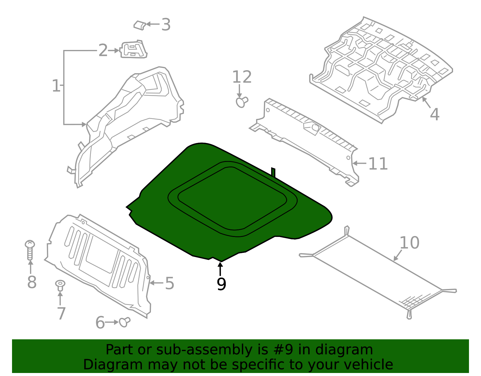 85701-3R100 - Floor Mat 2014-2016 Kia Cadenza | Kia.Parts Store