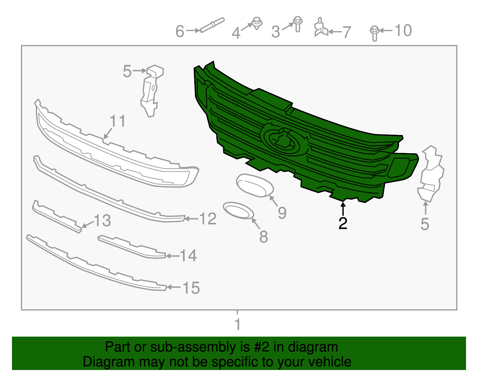 2018-2021 Ford Expedition | Mount Panel | JL1Z-8A284-AB | Walls' Ford Parts