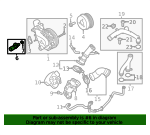 2010-2022 Land Rover Oil Cooler Tube LR028136 | OEM Parts Online