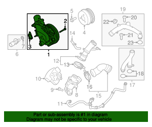 Genuine Water Pump Assembly for 2010-2025 Land Rover | Land Rover Part ...