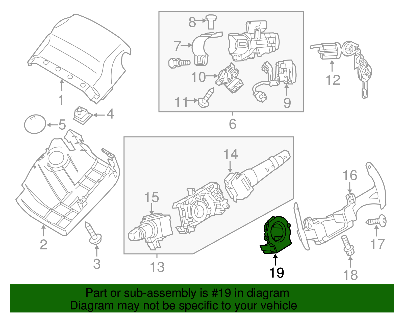 8651A174 - Angle Sensor 2011-2024 Mitsubishi | Mitsubishi Direct Parts