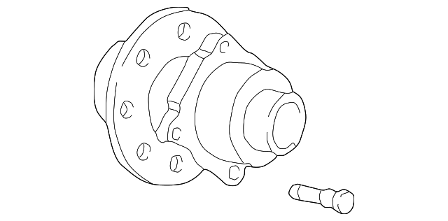 AC3Z-1104-D - Hub & Bearing - 2005-2010 Ford | Lasco Auto Parts