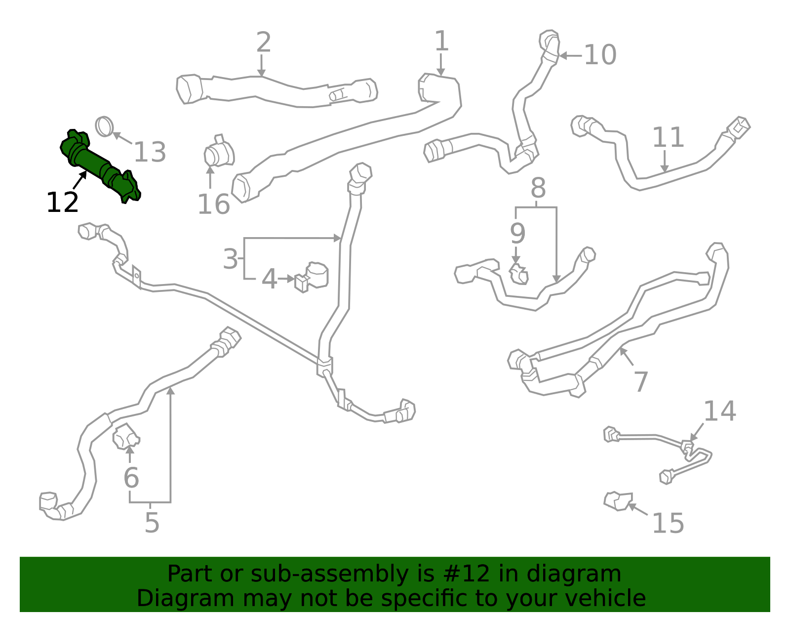 16264-WAA02 - By-Pass Hose 2021-2024 Toyota GR Supra | Toyota San Diego ...