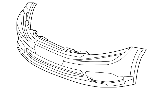 04711-TR0-A90ZZ - Bumper Cover 2012 Honda Civic | Honda Parts Online