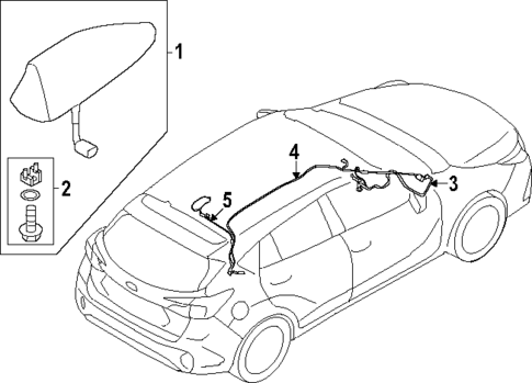 Antenna & Radio for 2025 Subaru Impreza | Subaru Parts Store