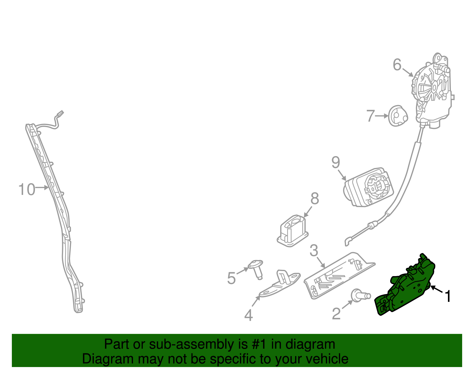 2015-2023 Land Rover Discovery Sport Lock Actuator LR088570 | OEM Parts ...