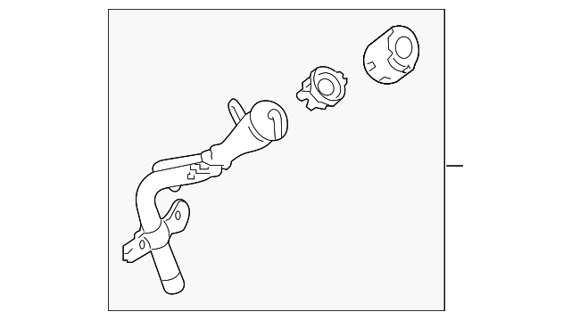 06160-T6Z-C11 - Kit Fuel Filler Pipe Assembly - 2017-2020 Honda ...