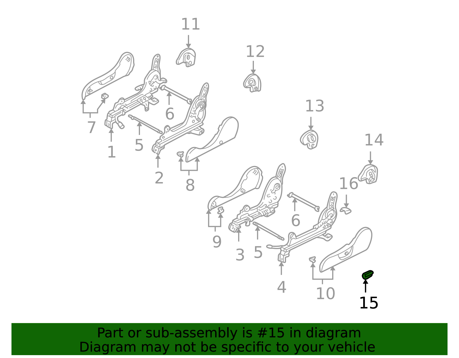 72525-04040-B2 - 2001-2004 Toyota Tacoma - Recline Handle | Discount ...