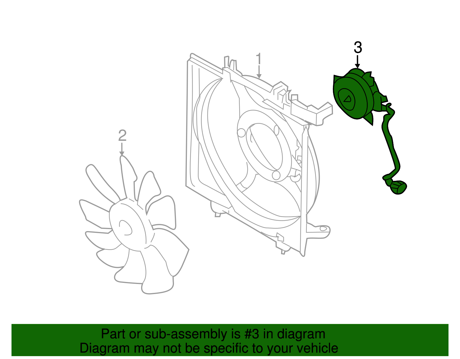 45131AL030 - 2017-2024 Subaru - Fan Motor | OEM Subaru Parts Center