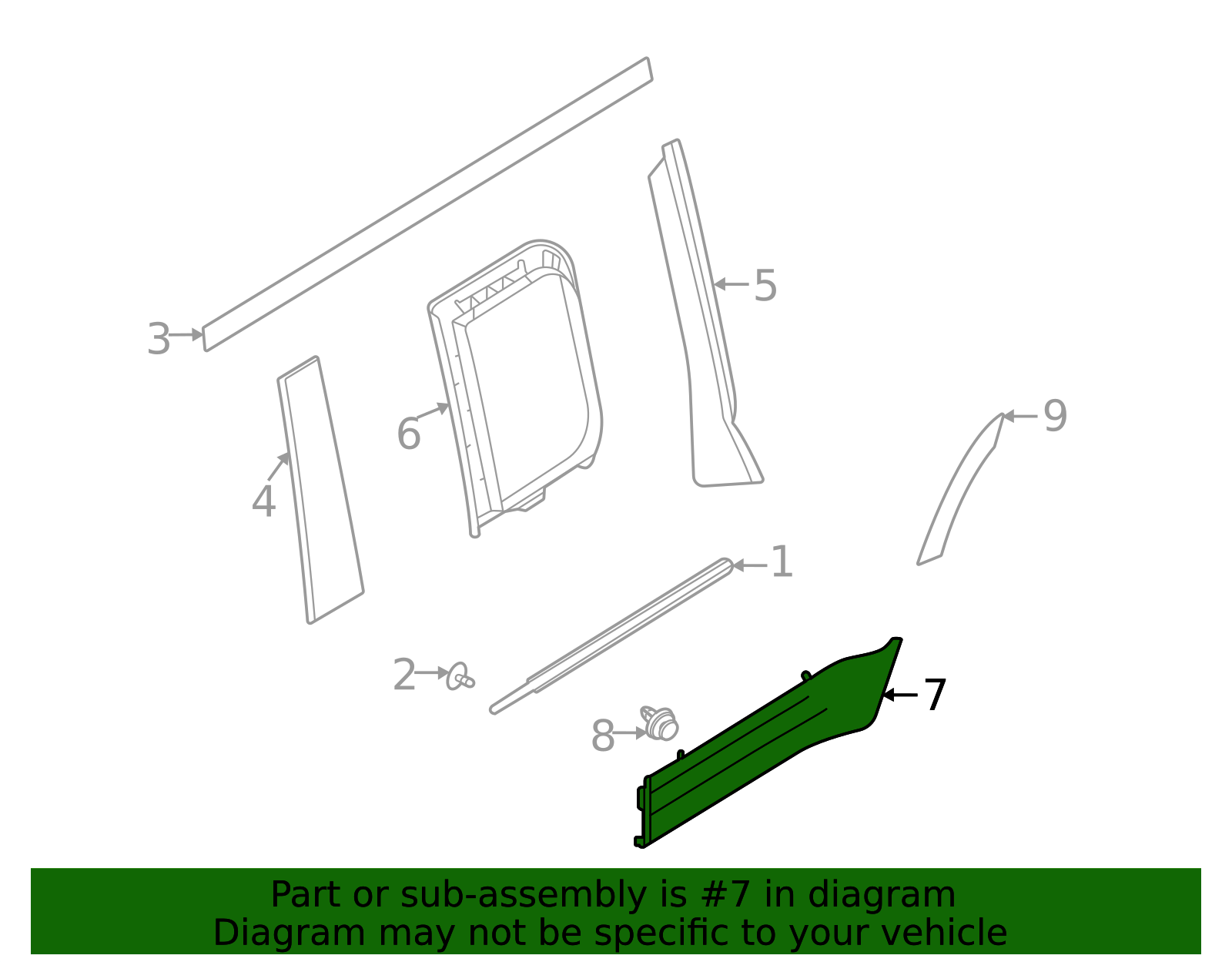 Genuine Body Side Molding for 2020-2023 Land Rover | Land Rover Part ...