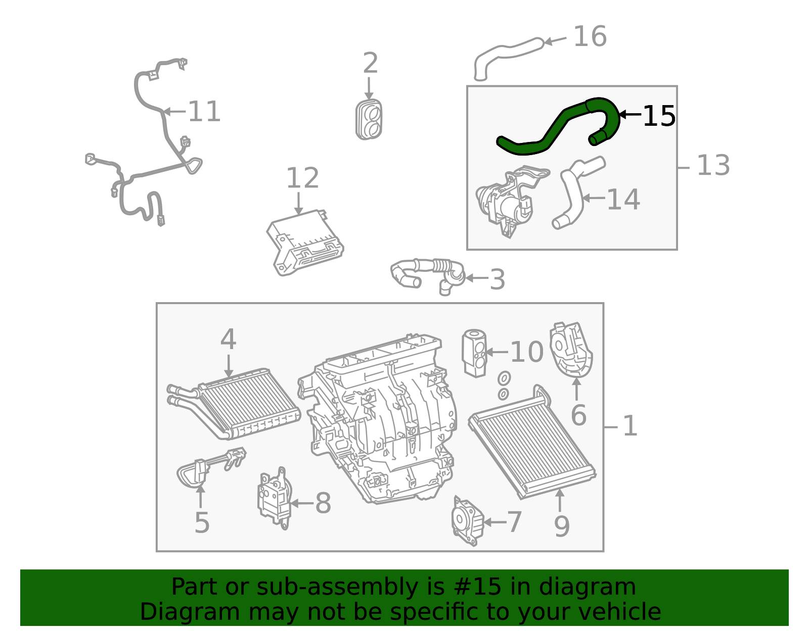 87245-75040 - High-Quality HVAC Heater Hose for AutoNation Parts