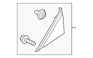 86180c1000 - Hyundai Corner Trim 2015-2019 Hyundai Sonata | Performance ...