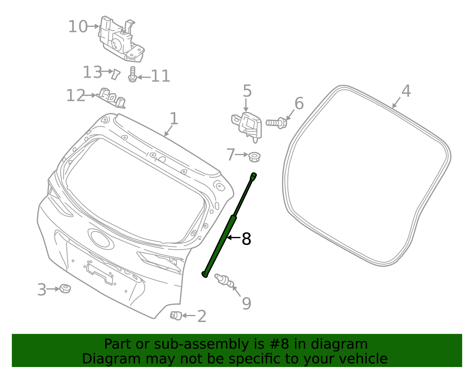 2018-2023 Hyundai Lift Cylinder 81770-J9000 | HyundaiParts.Online