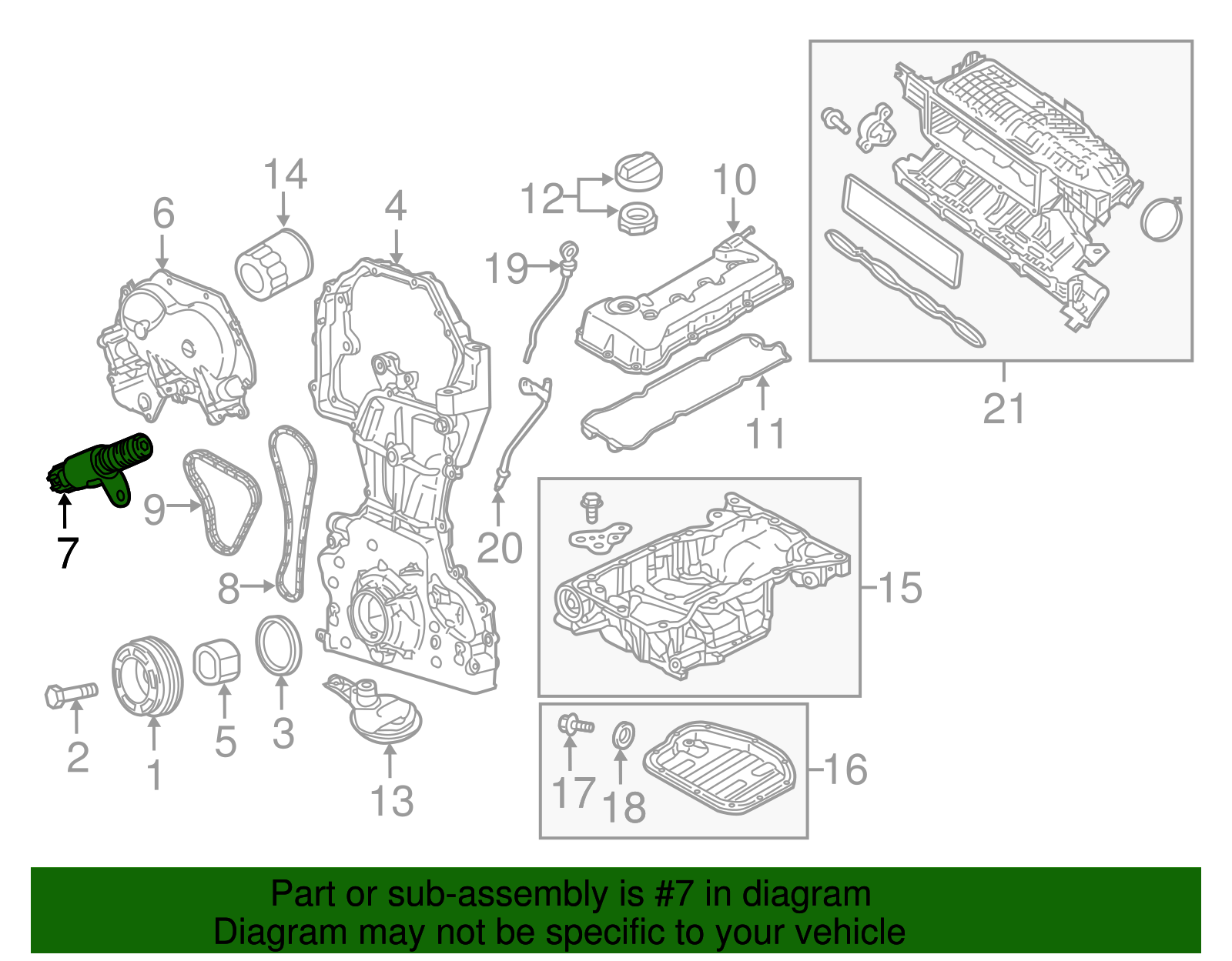 237963JV3A - Engine Variable Valve Timing (Vvt) Solenoid 2014-2025 ...