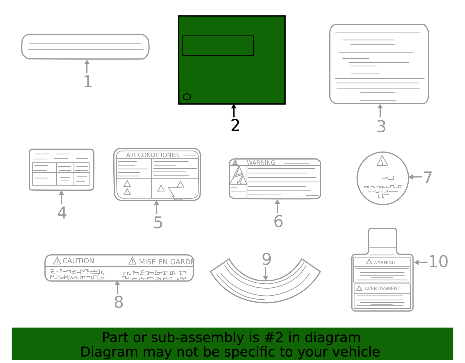 14805-9HS0A - Emission Label Official Nissan Parts Store
