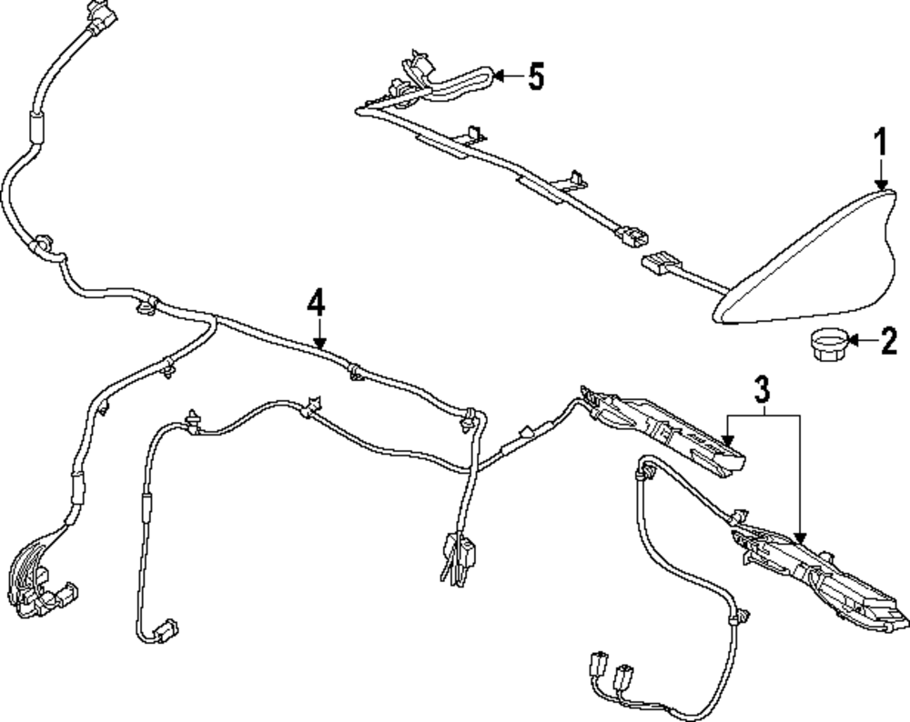 Hyundai - 96240-KL000 - Antenna Assembly - 2023-2025 Hyundai Ioniq 6 ...