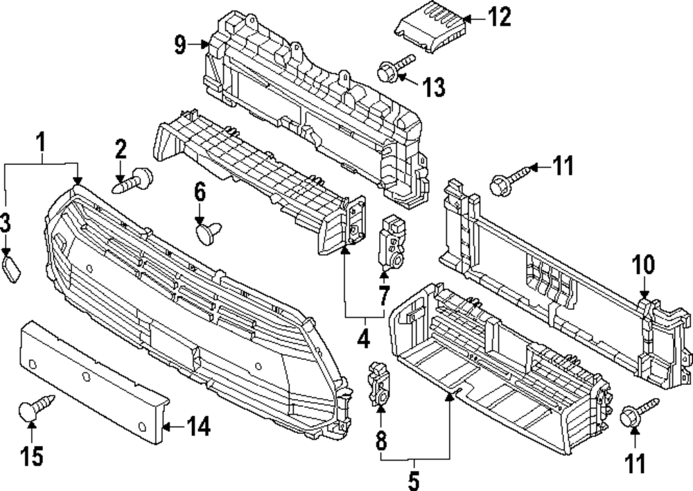 86350-AT500BKL - Kia Grille 2023-2025 Kia Niro | Performance Auto Parts