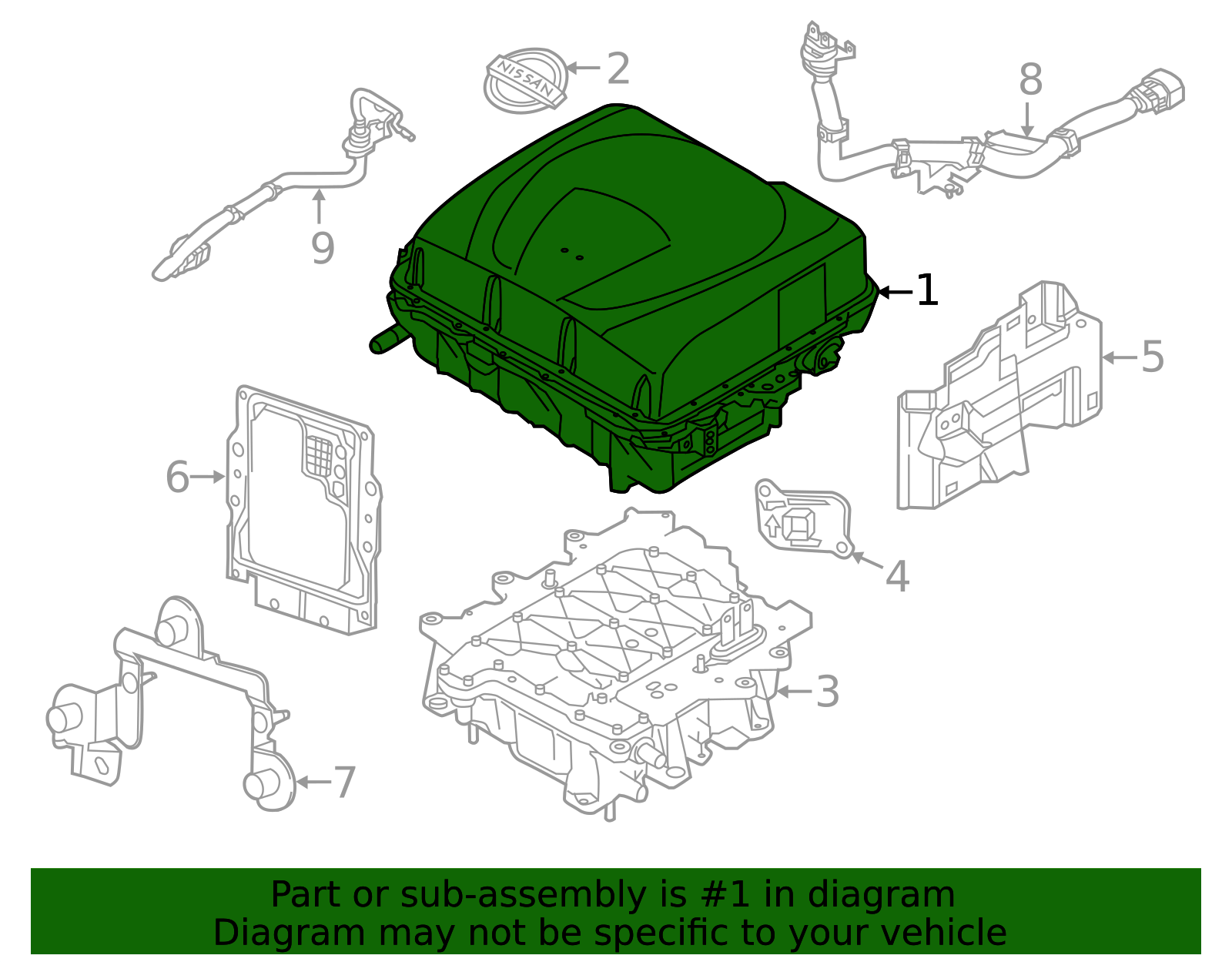 292C04NP3D - Junction Block 2016-2017 Nissan LEAF | Nissan Canada Parts