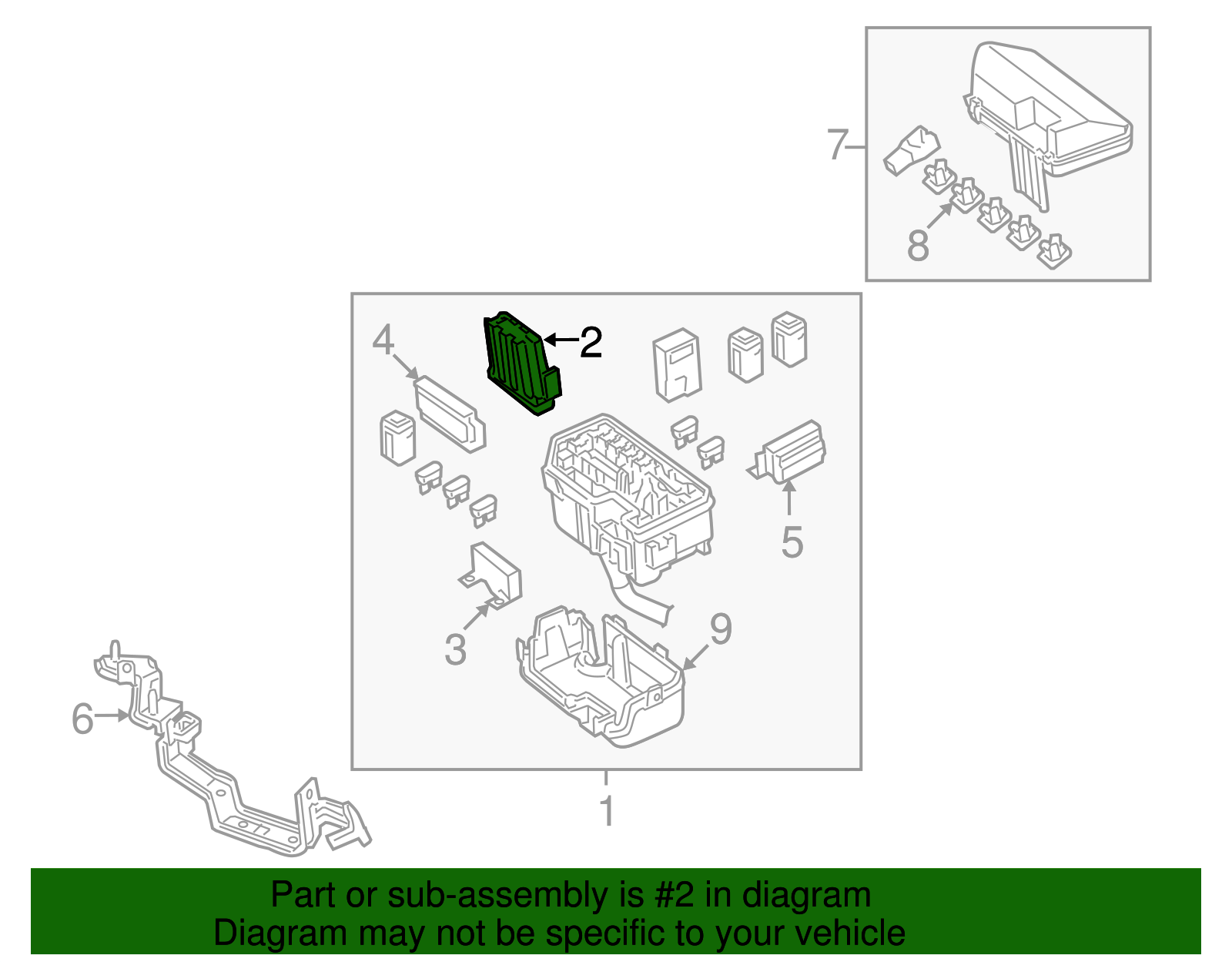 38254-TA6-A01 - 2008-2012 Honda Accord - Relay Unit | Honda Car Parts ...