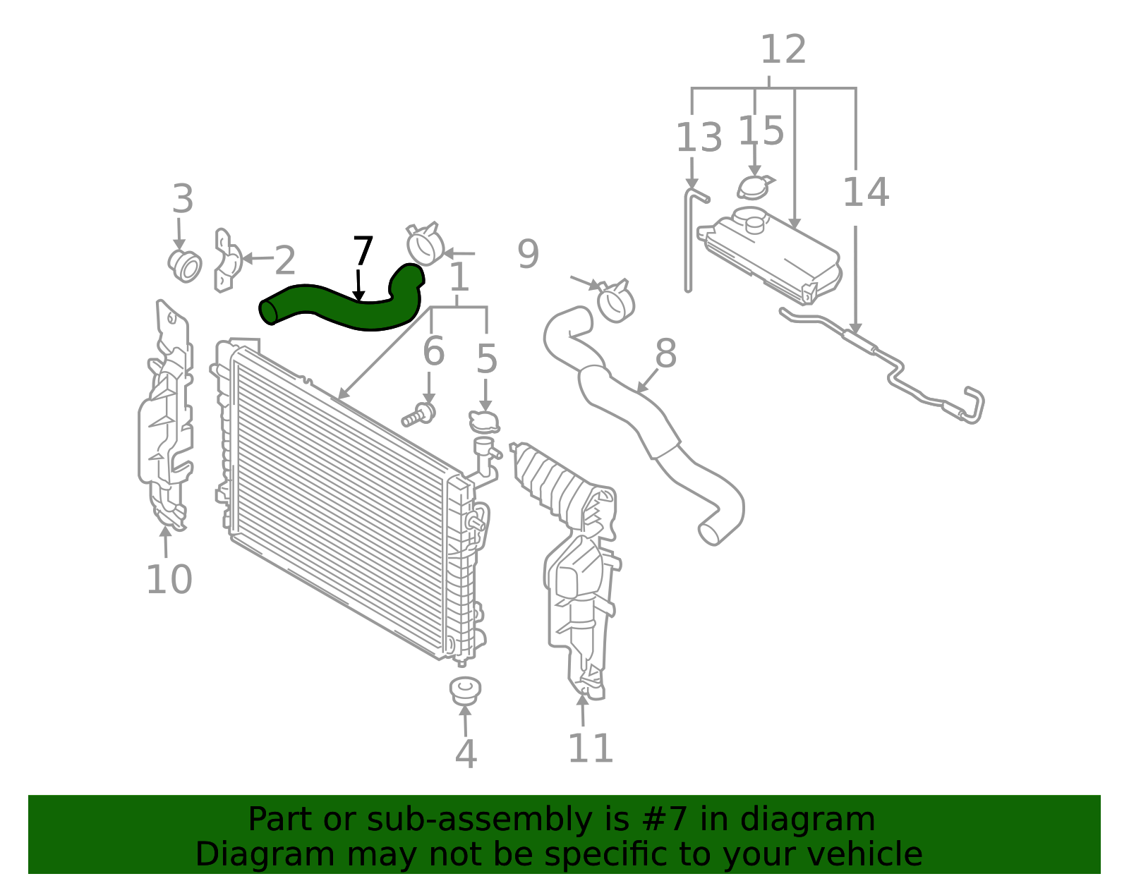 25411-2E100 - Upper Hose - 2005 Hyundai Tucson | Joseph Airport Hyundai