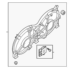 2013-2020 Infiniti Fan Assembly 214813JA2E | OEM Parts Online